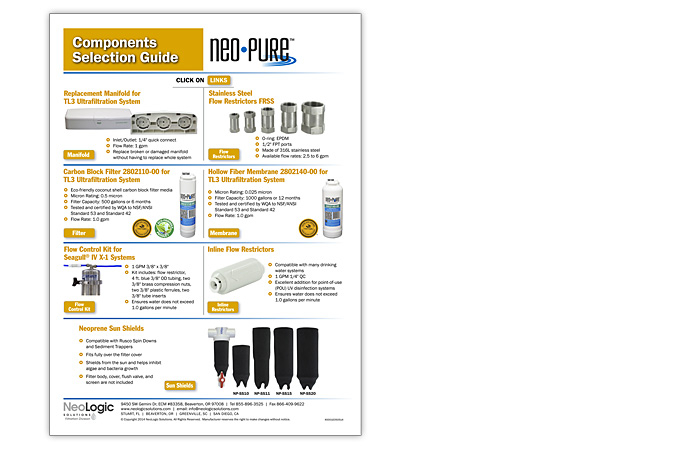 Neo-Pure Components Selection Guide | neologicsolutions.com